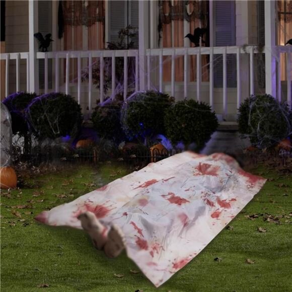 Holiday | Halloween Decorations Outdoor Props 63 Scary Dead Body ...
